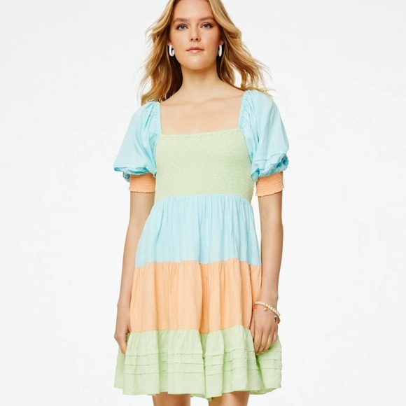 BiBi | Dresses | Bibi Multicolor Mini Dress | Poshmark